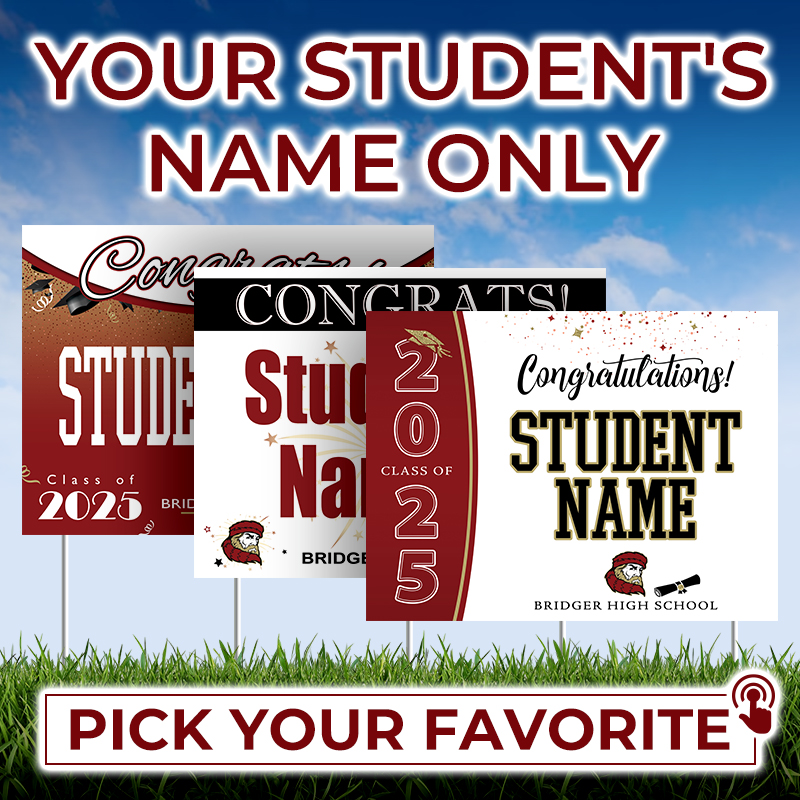 Bridger High School Senior Graduation Signs | Celebrate with Pride ...