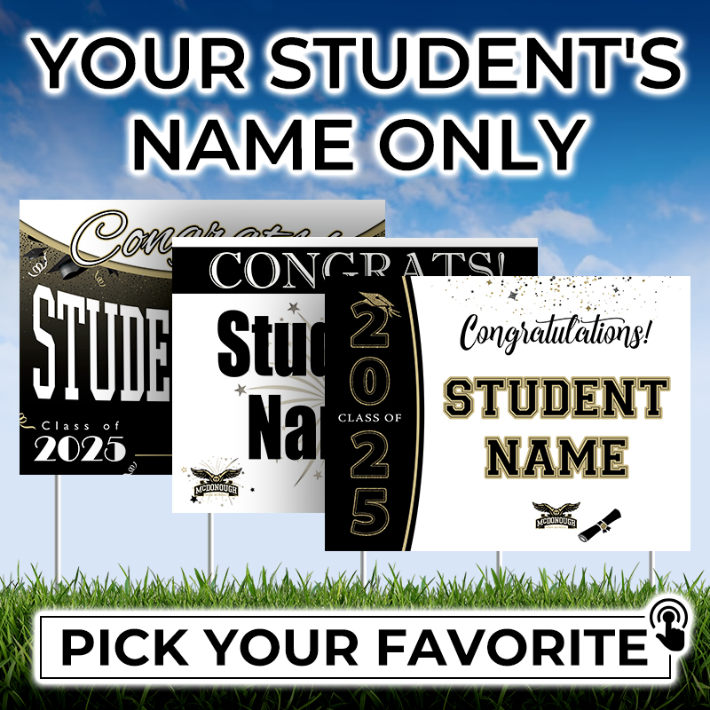 McDonough High School Senior Graduation Signs | Celebrate with Pride ...